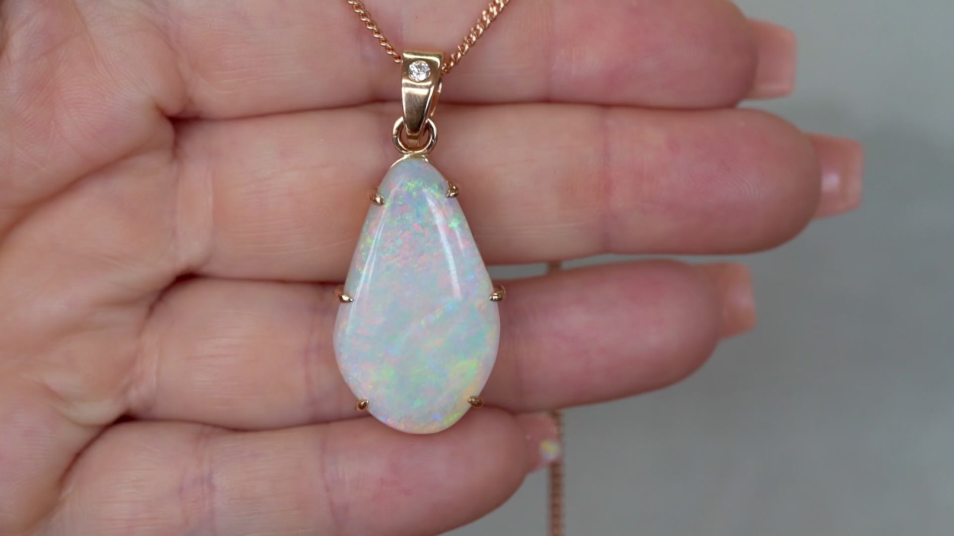 'Rainbow Sky' Opal Solid Pendant – RedEarthOpal