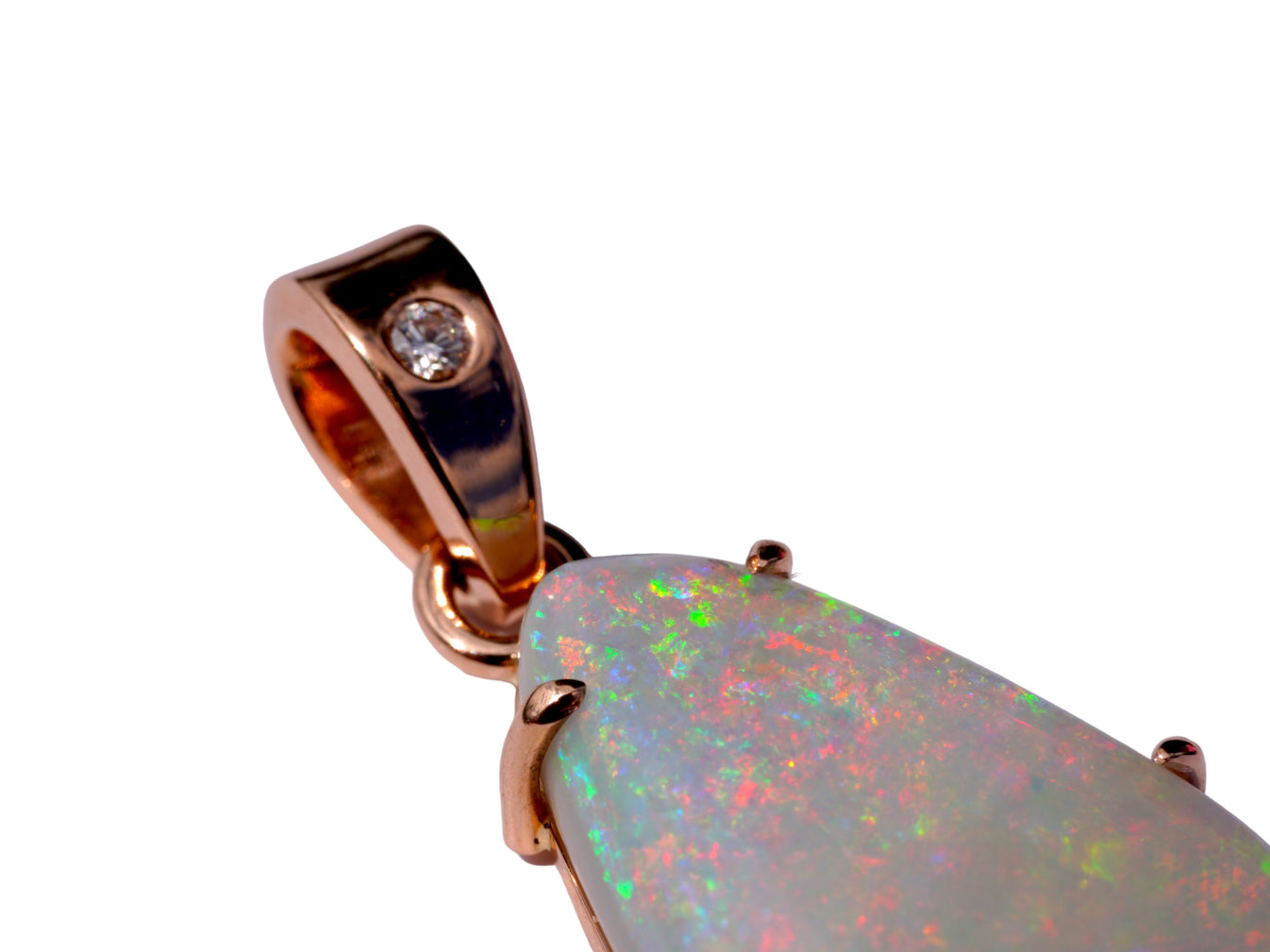 'Rainbow Sky' Opal Solid Pendant – RedEarthOpal